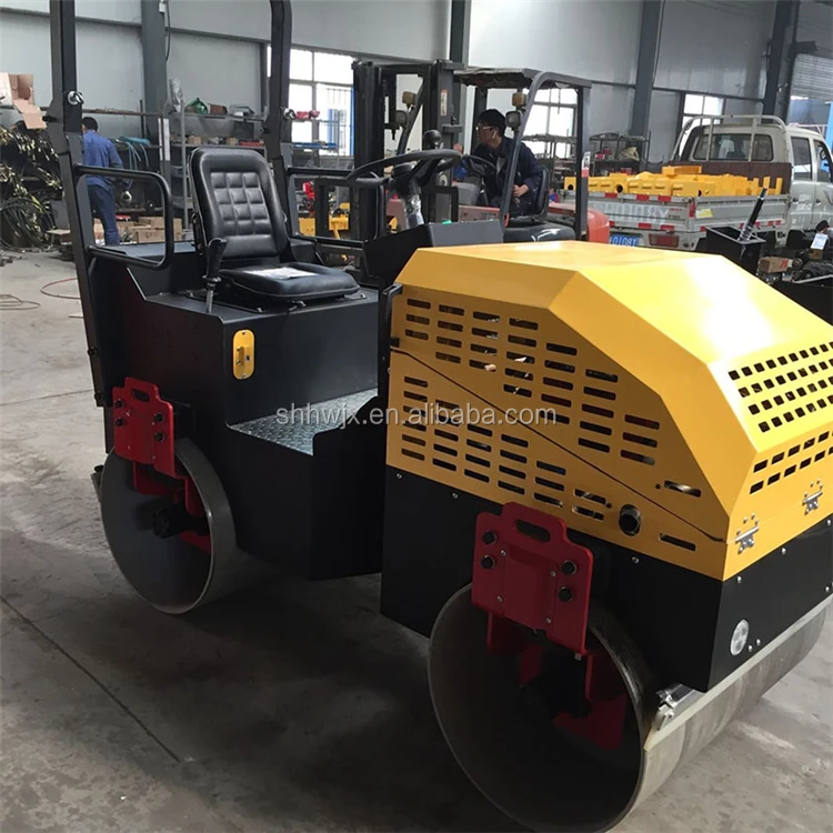 Rodillo Vibratorio Compactador De Suelo,Doble Tambor,1 Tonelada - Buy Rodillo Vibratorio ...