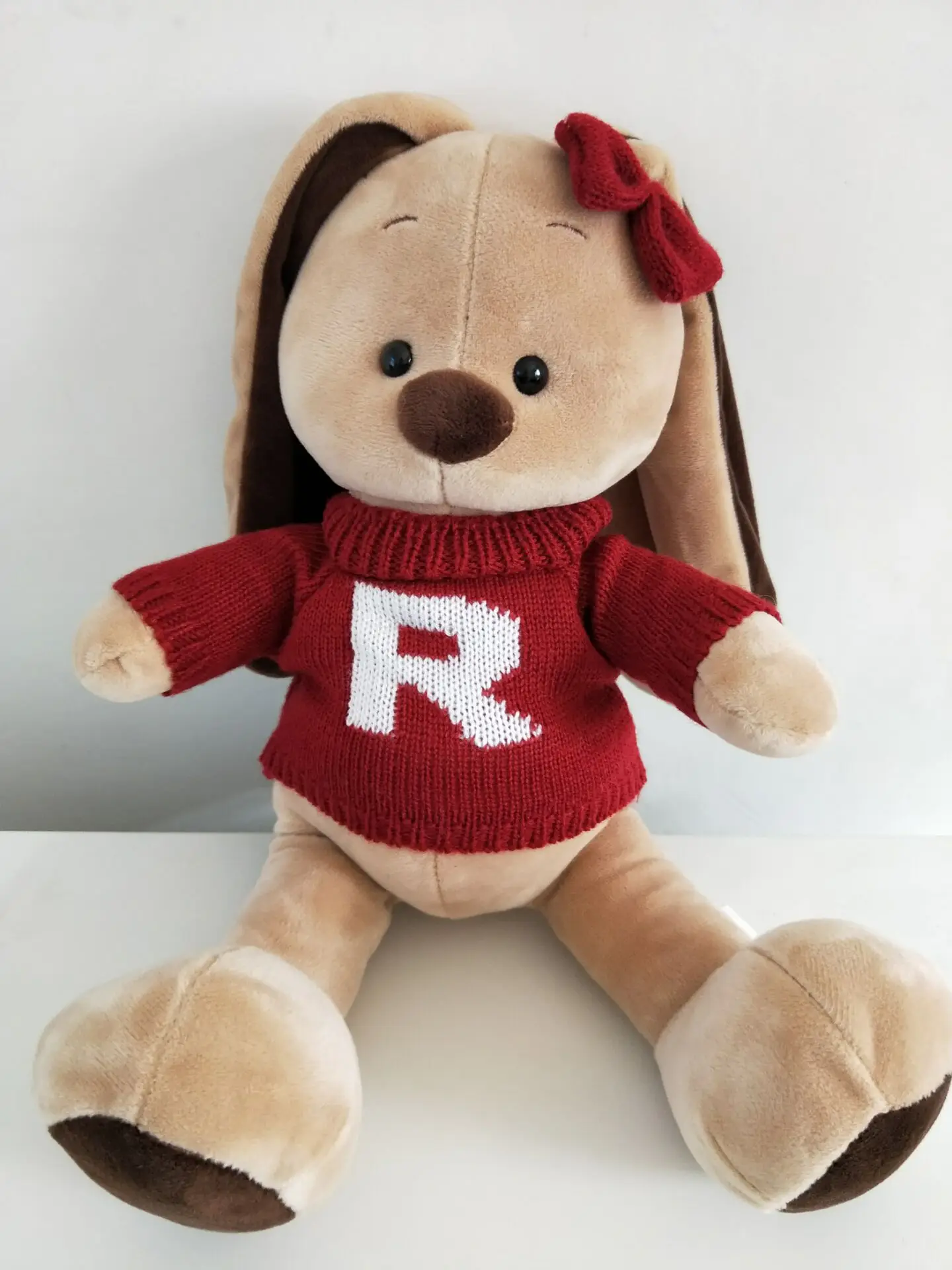 Customized Fluffy Soft Cute Pink Plush Bunny Doll Toy Gift - Buy Bunny ...