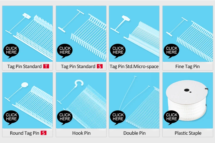 Garment Accessories Plastic Standard Clothes Tag Pins