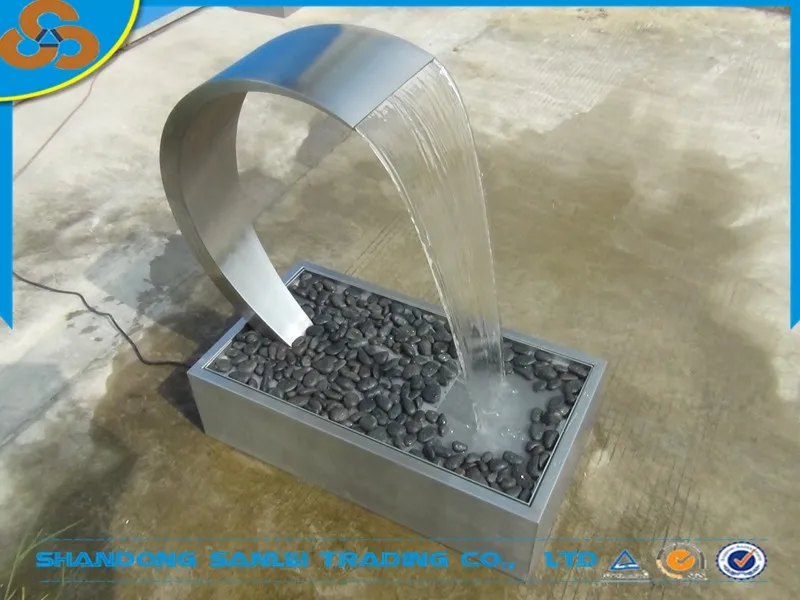 Waterfall Steel Wall Spillway - Elegant Outdoor Decor