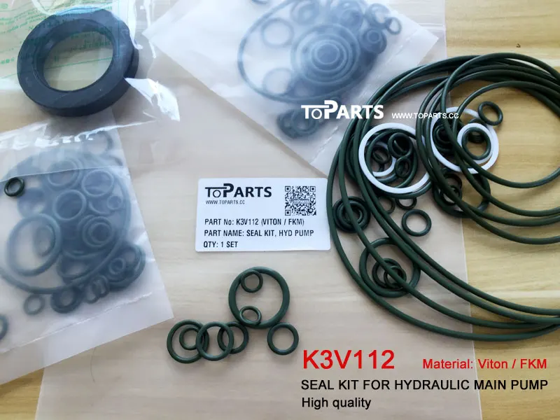 K3V112DT K3V112 Hydraulic Pump Seal Kit for Excavator Repair