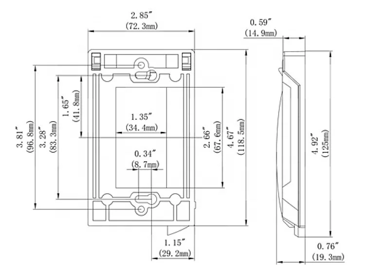 UL Weatherproof Single Outlet Outdoor Receptacle Cover