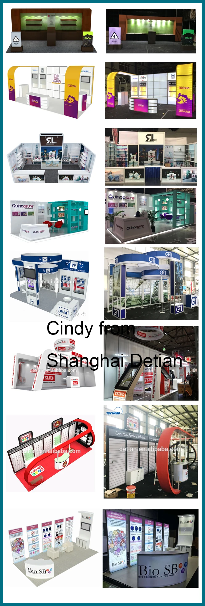 4x4 Beauty Cosmetics Portable Exhibition Booth Design