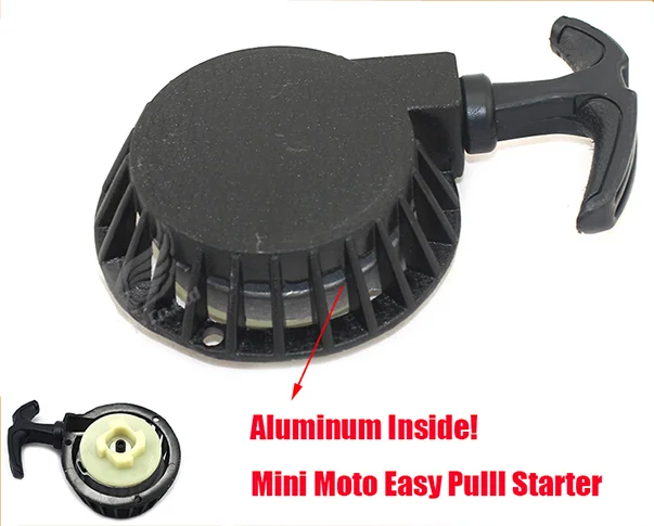 Aluminum Alloy Pull Starter Easy To Pull Fit 47cc 49cc 2 Stoke Mini ...
