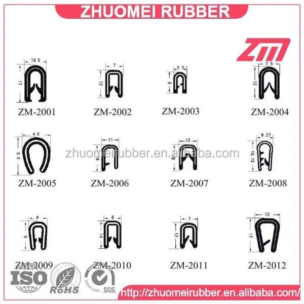 Helmet Edge Decorative Rubber Trim Seal Strip - Textured PVC Edge Trim ...