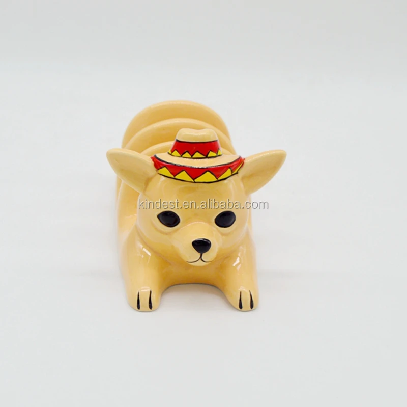 Personalized 3 Tacos Ceramic Taco Holder - Sustainable & Stylish