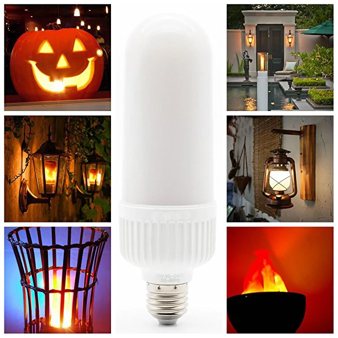 Flickering Flame Light Bulbs With Vivid Fire Effect,Led Flame Bulbs ...