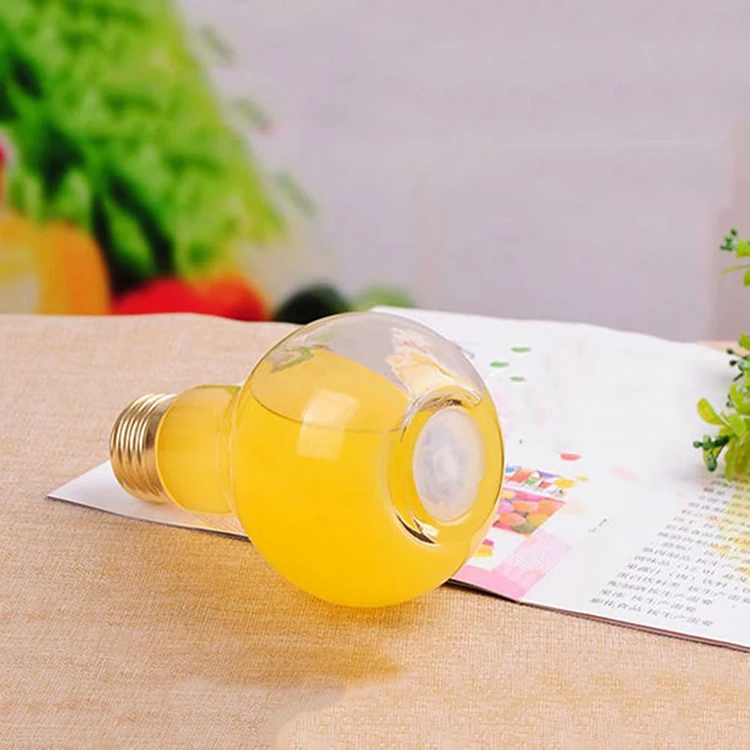 Light Bulb Shaped Cocktail Glasses Drink Tea Water Bottle Cup With Bulb ...