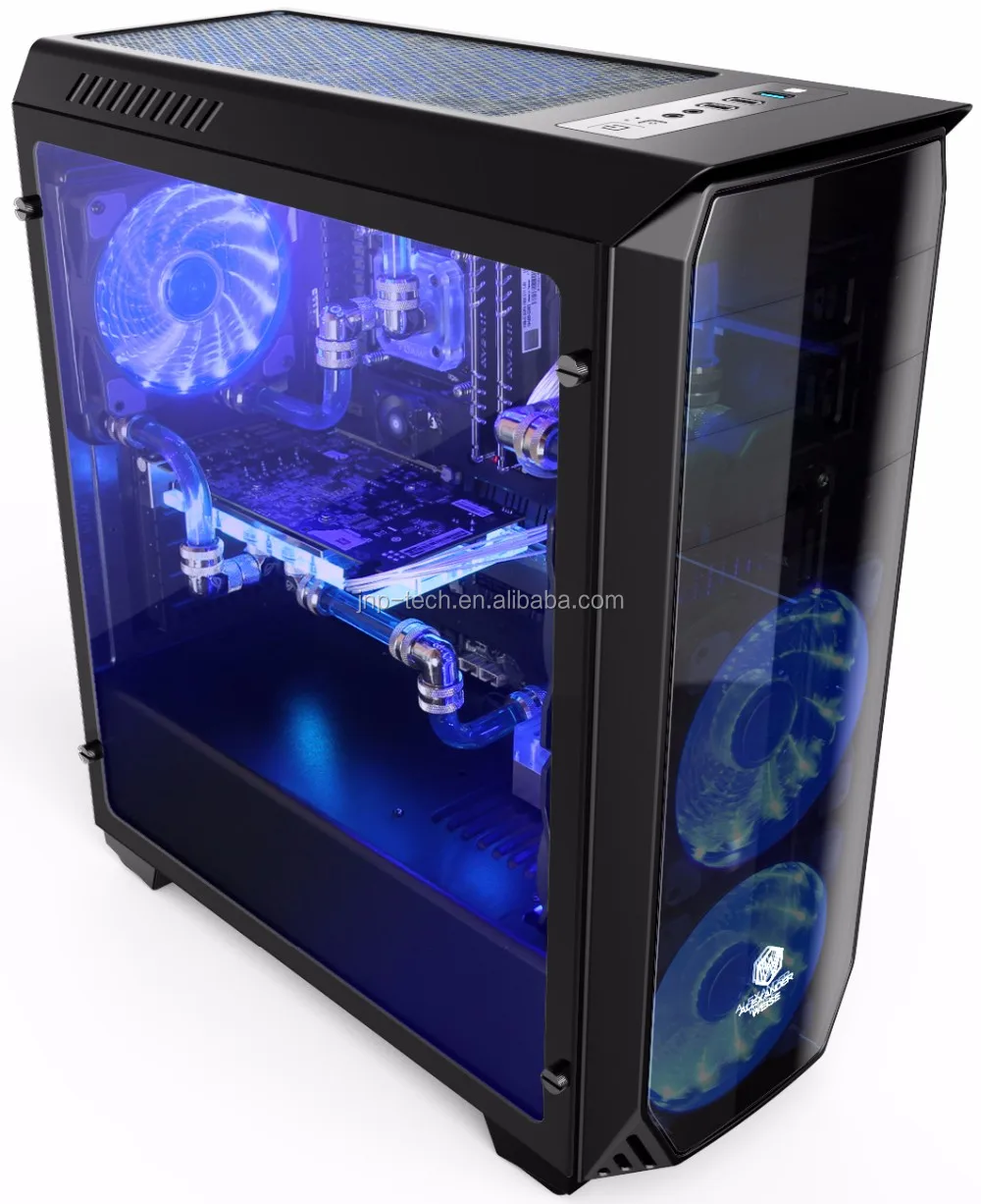 Water Cooling Acrylics Gaming Mid Atx Pc Case Gaming - Buy Pc Case ...
