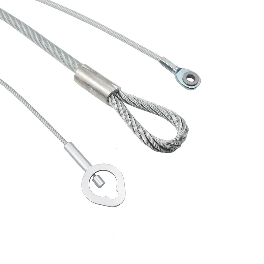 Galvanized Steel Wire Rope Safety Cable with Stamping End Fittings