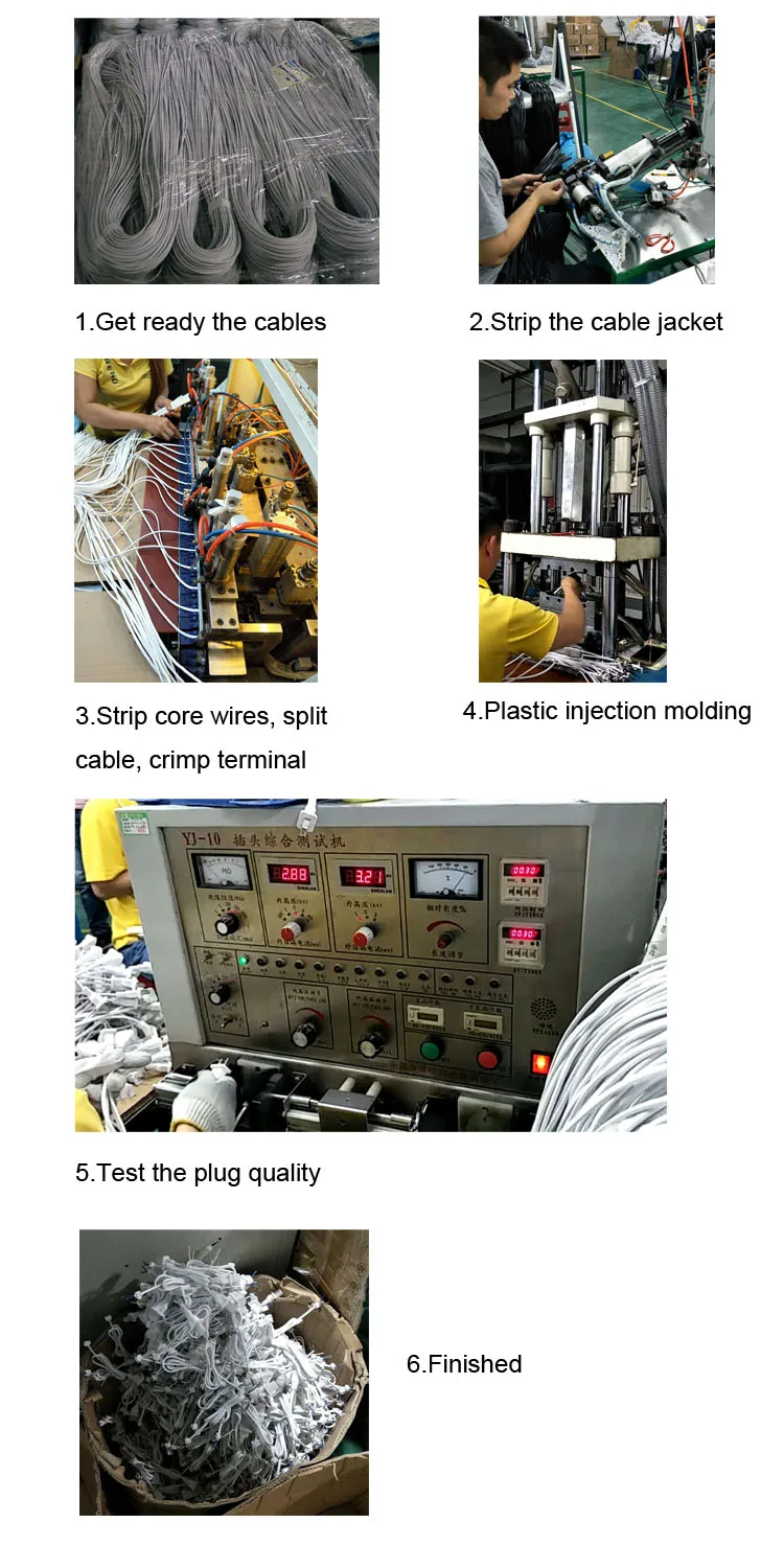 European Schuko Ac Power Cord 3 Pin Male Plug 2 Round Pin Mold - Buy ...