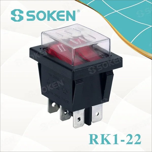 Soken T100/55 Kema Keur Rocker Switch On On/on Off With Waterproof ...