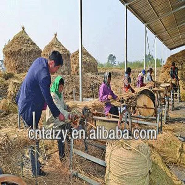 Rice Straw Rope Making Machine Spinning Machine Wheat Straw Straw-rope ...