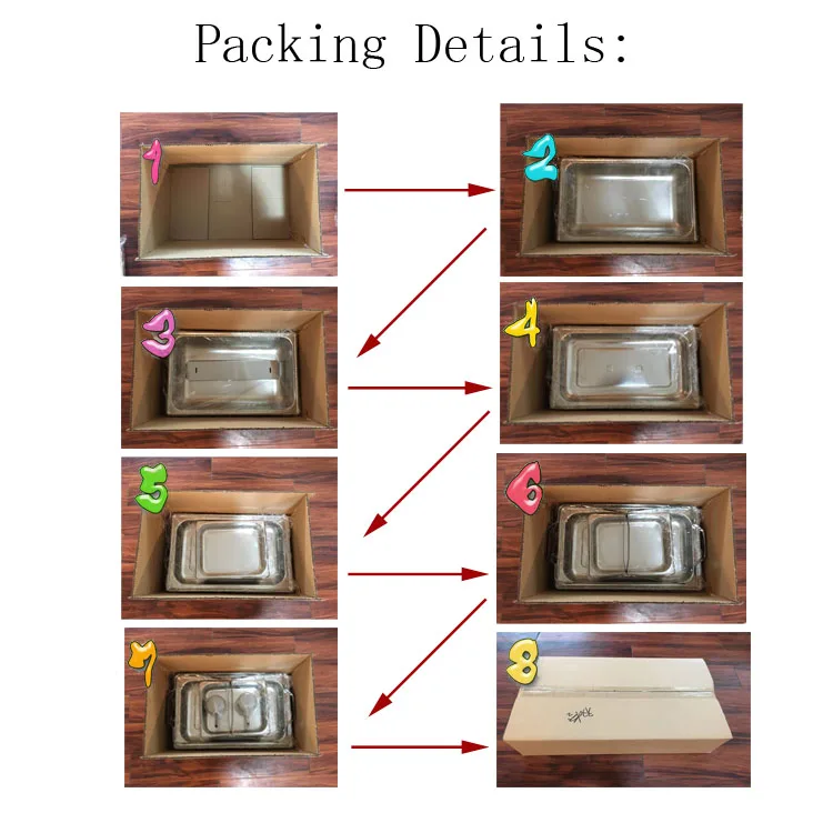 Luxury Stainless Steel Chafing Dish Induction Chafing Dish Food Buffet ...