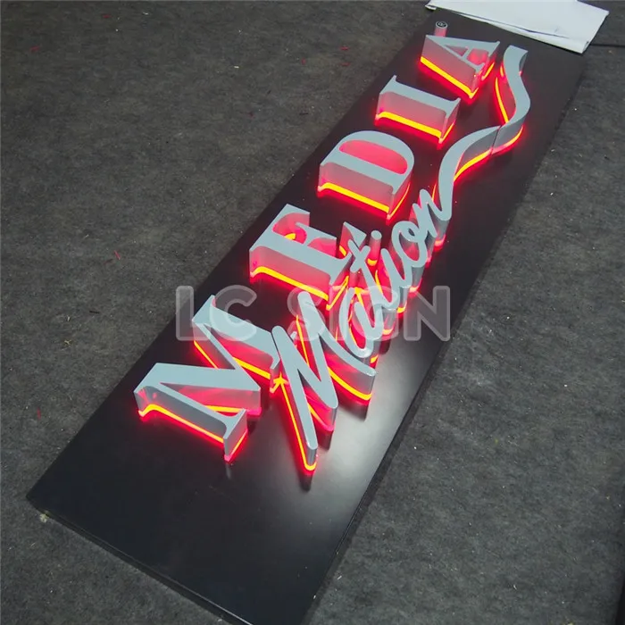 Good Price Of Raceway Mounting Diy Led Backlit Channel Letter Sign With ...