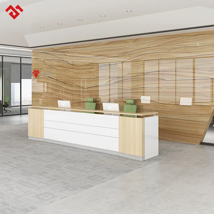 Small Clinic Counter Desk - Modern Reception Design