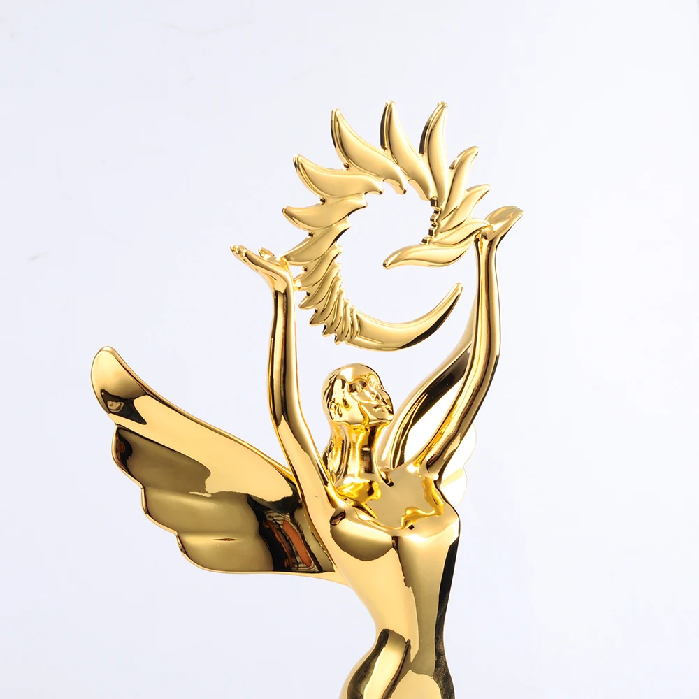 Metal Phoenix Angel Trophies - Customized Souvenir Gifts