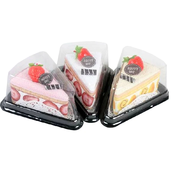 Custom Transparent PET Disposable Cheesecake Containers