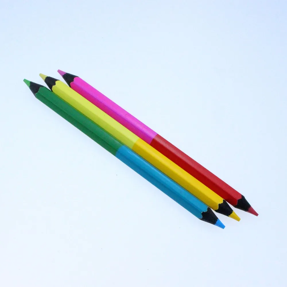 Twin Colored Pencils - Bi Color for Kids & Art Enthusiasts