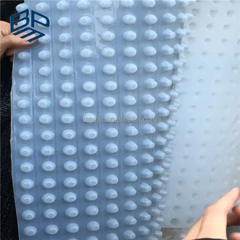 Plastic Waterproofing Dimpled Membrane Drainage Board / Sheet - Buy ...