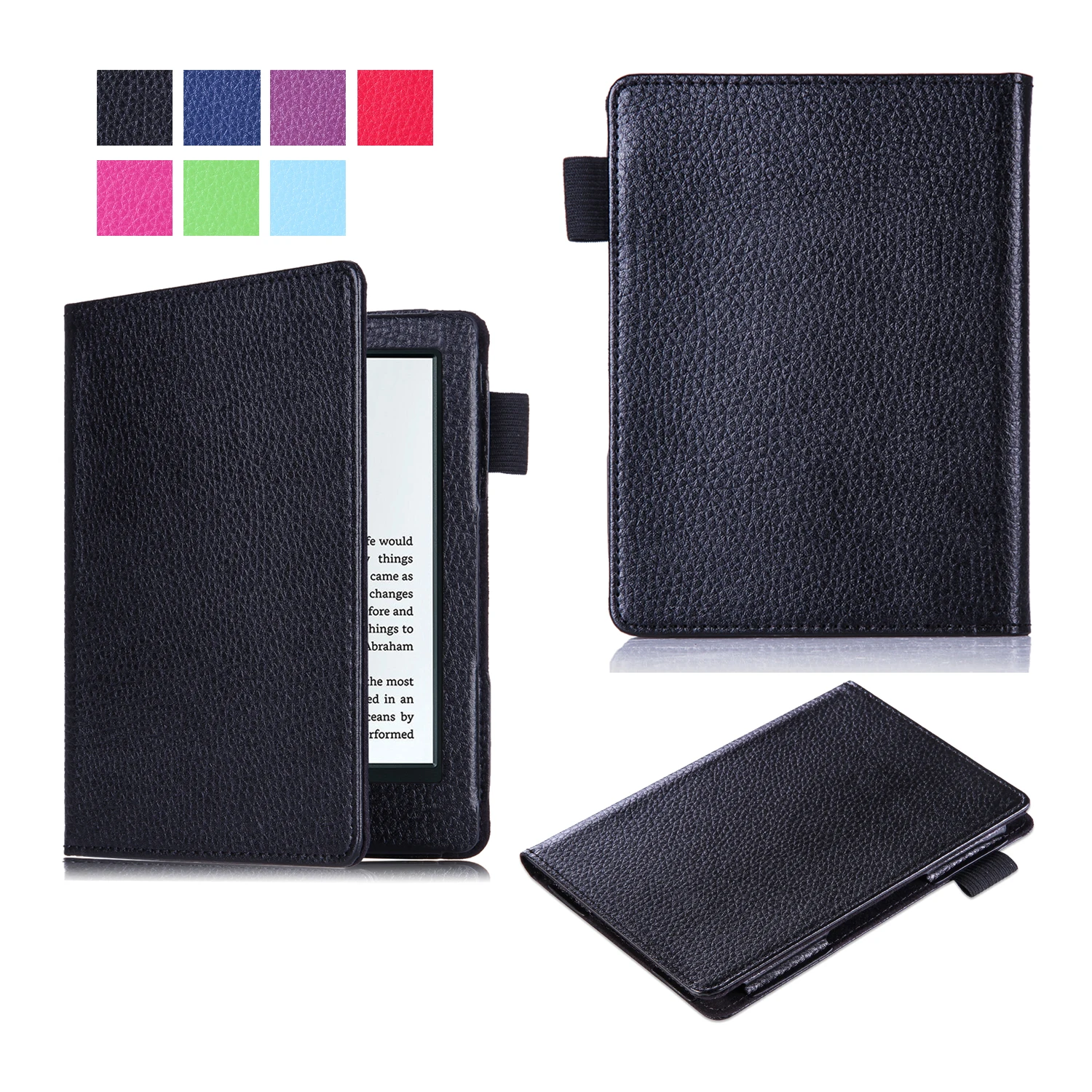 Folding Case For Kindle Paperwhite Premium Leather Smart Protective ...