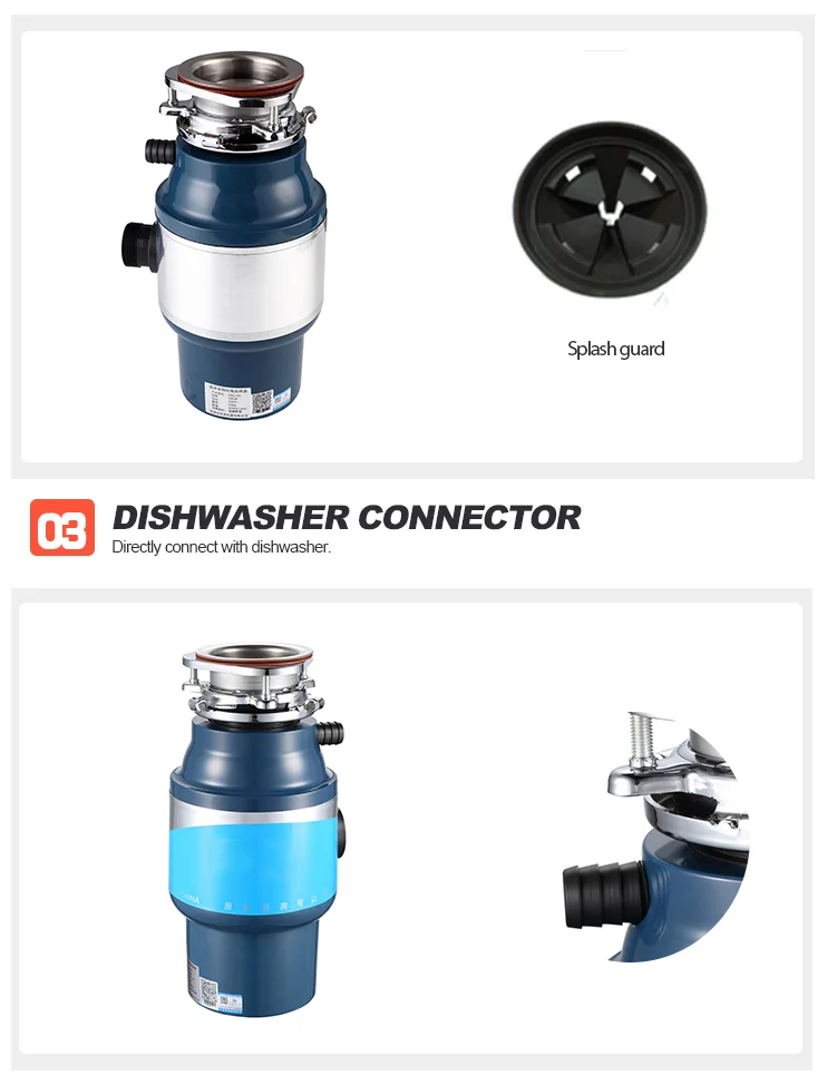 High Standard Wide-use Kitchen Food Waste Disposer, Restaurant Food ...