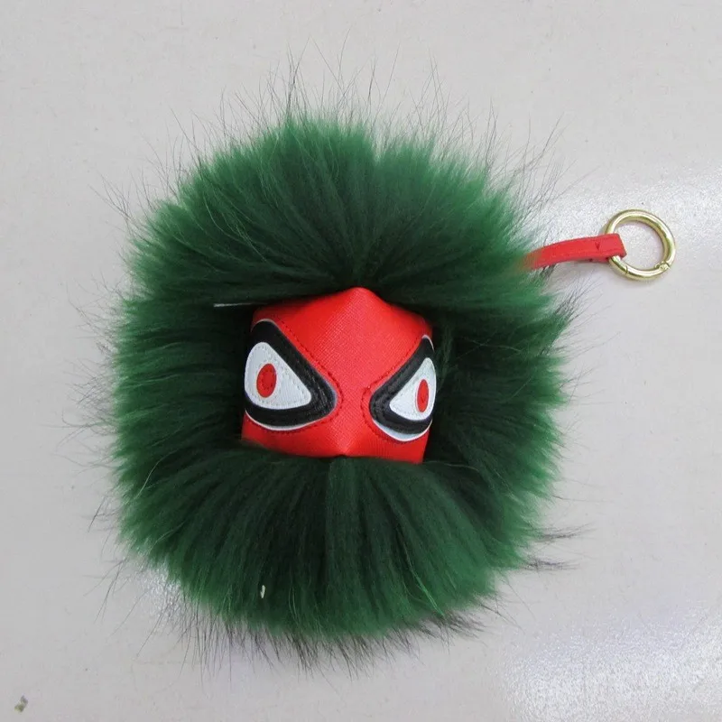 Diameter 20 Cm Big High Quality Monster Fur Keychain For Your Purse ...