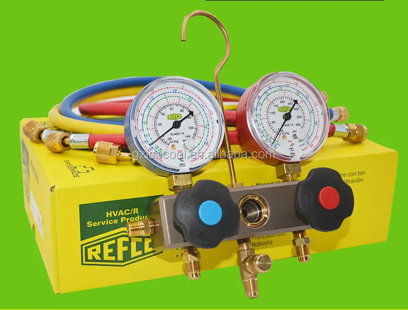 High Quality Switzerland Refco Aluminum Manifold Gauge Bm2-6-ds-r22 For R22/r134/r404 - Buy ...
