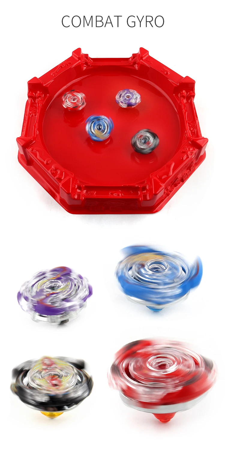 Original Metal Beyblades Set 4d Spinning Battle Bayblades Toys With ...