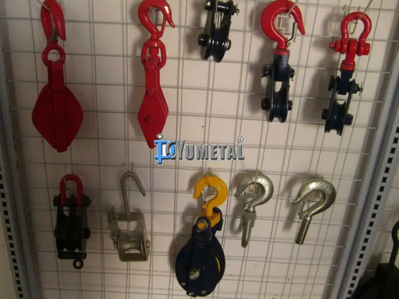 Open Type Pulley Block Triple Wheel With Hook - Buy Pulley Block Triple ...