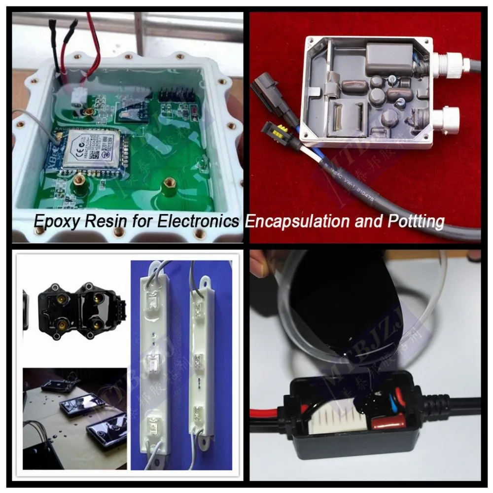 Black Self Leveling Epoxy Resin For Electronic Encapsulation And ...