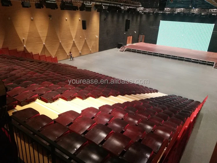 Auditorium Telescopic Bleachers - Durable & Retractable