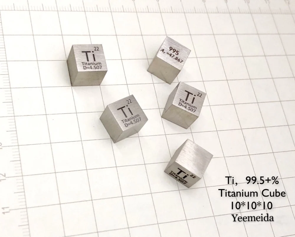 Customized Metal Cubes - High Purity Elements for Collections