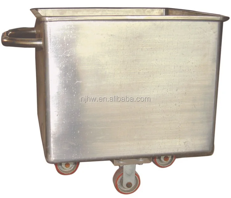 Stainless Steel Meat Buggy - Durable Slaughterhouse Equipment