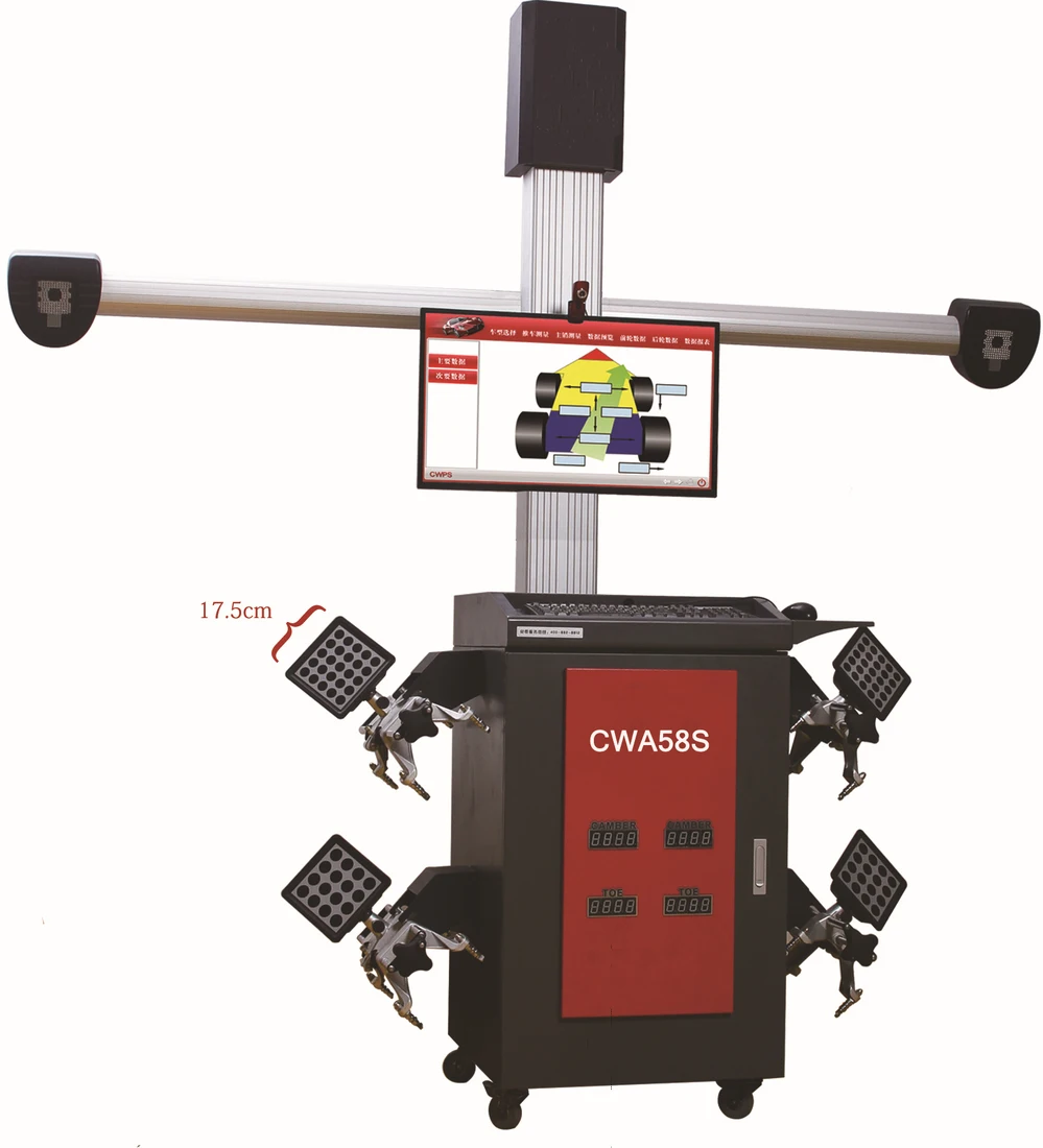 3d Wheel Alignment Cwa58s Double Display Achsvermessung Werkzeuge - Buy ...