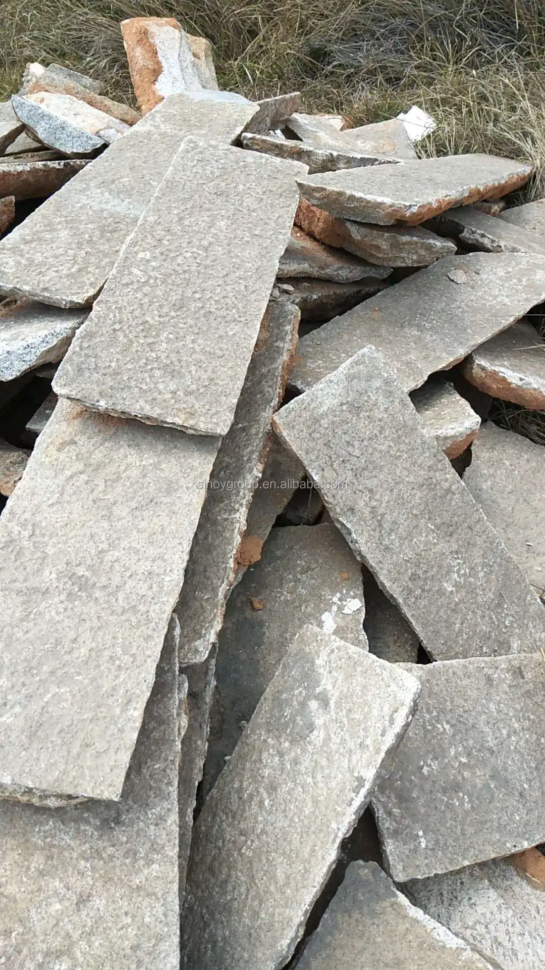 Antique Bush Hammered Stone Planks - Durable & Stylish