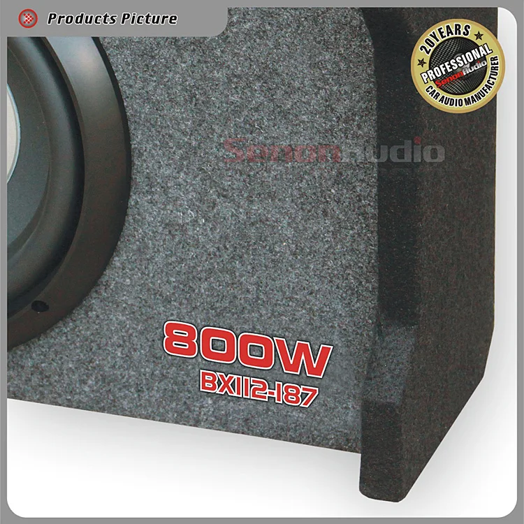 Senonaudio Single 10 Inch Shallow Car Audio Subwoofer Box