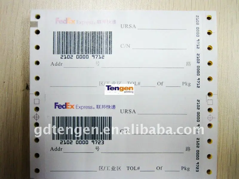 High Quality Fedex Express Self Adhesive Shipping Label L-056 - Buy ...