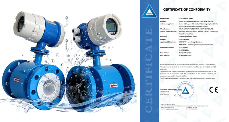 Digital Solid Blood Flowmeter DN100 - Electromagnetic Flow Meter