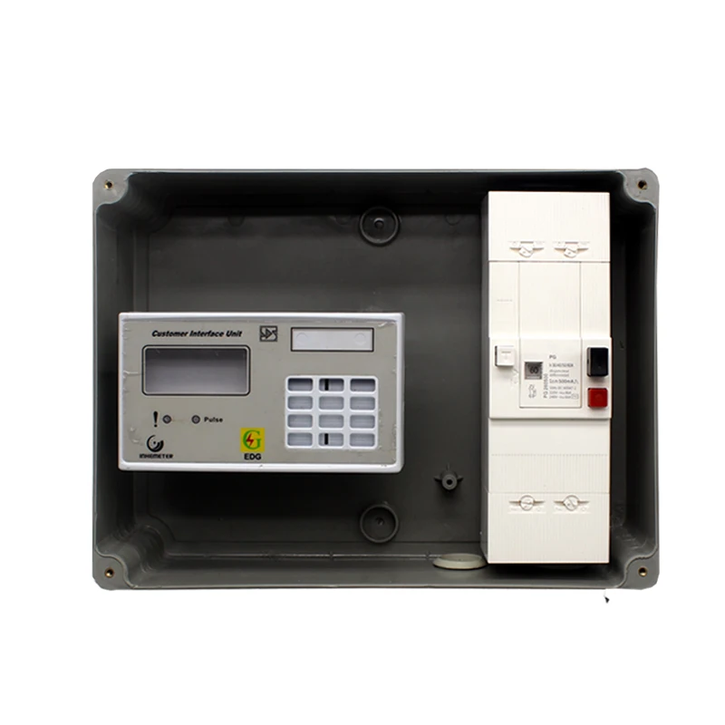 Africa PC Material Prepaid Meter Box for CUI and Breaker