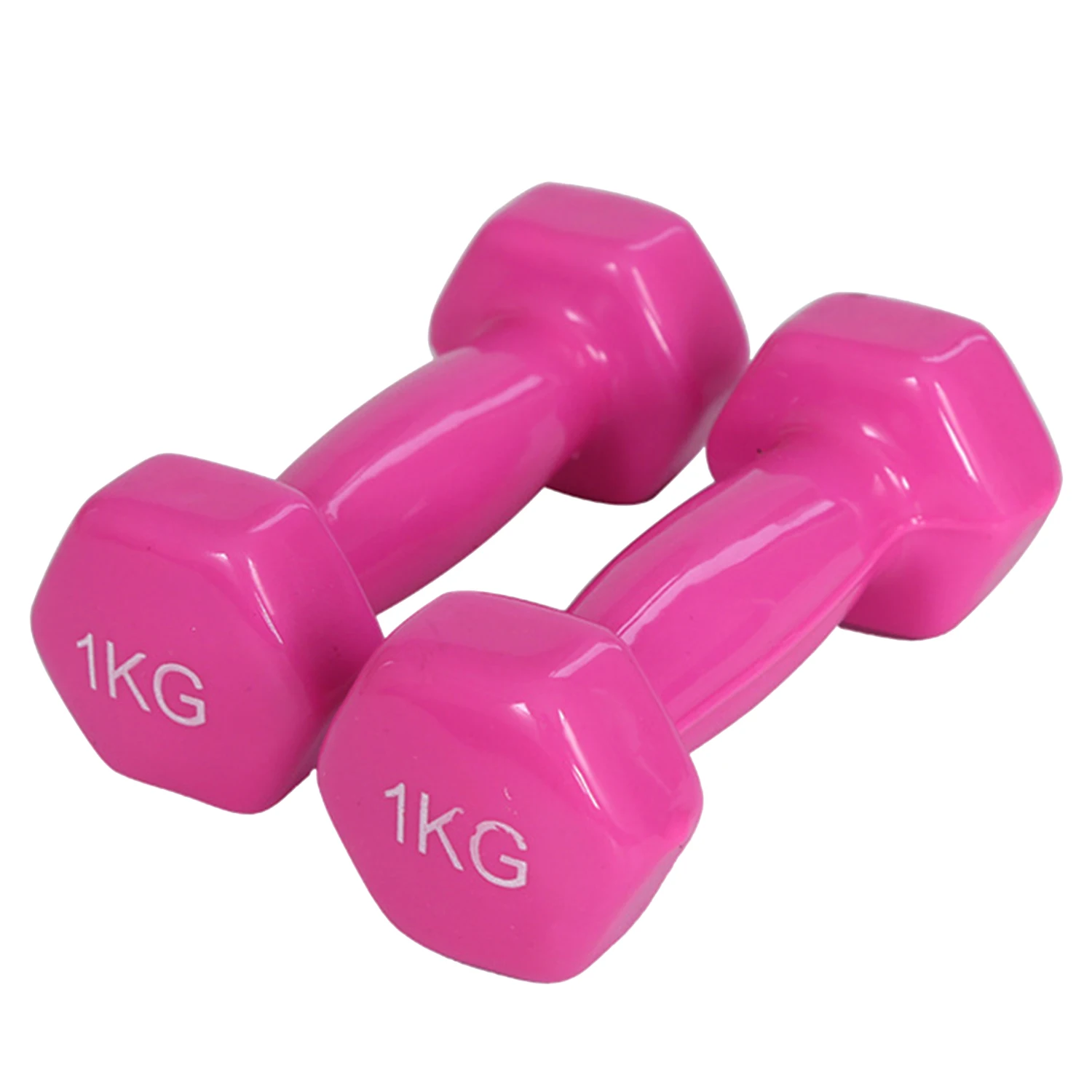 Custom Vinyl Dumbbells Set for Strength Training