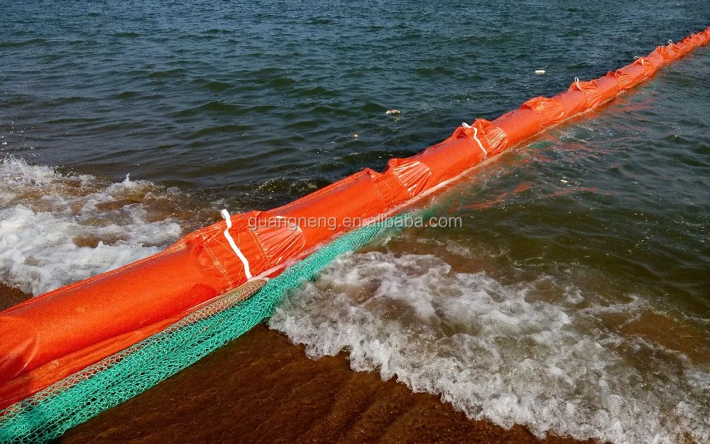 Flexible Fast Deployment Rubber Pvc Oil Containment Boom Floating ...