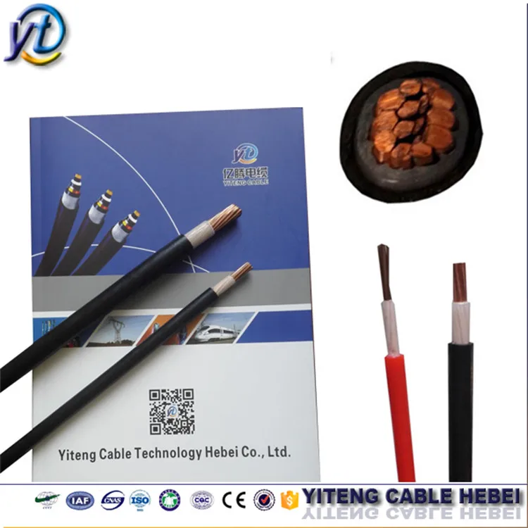Cathodic Protection Cable Hmwpe/pvdf 1x25mm2 1x10mm2 Halar/hmwpe Cable ...