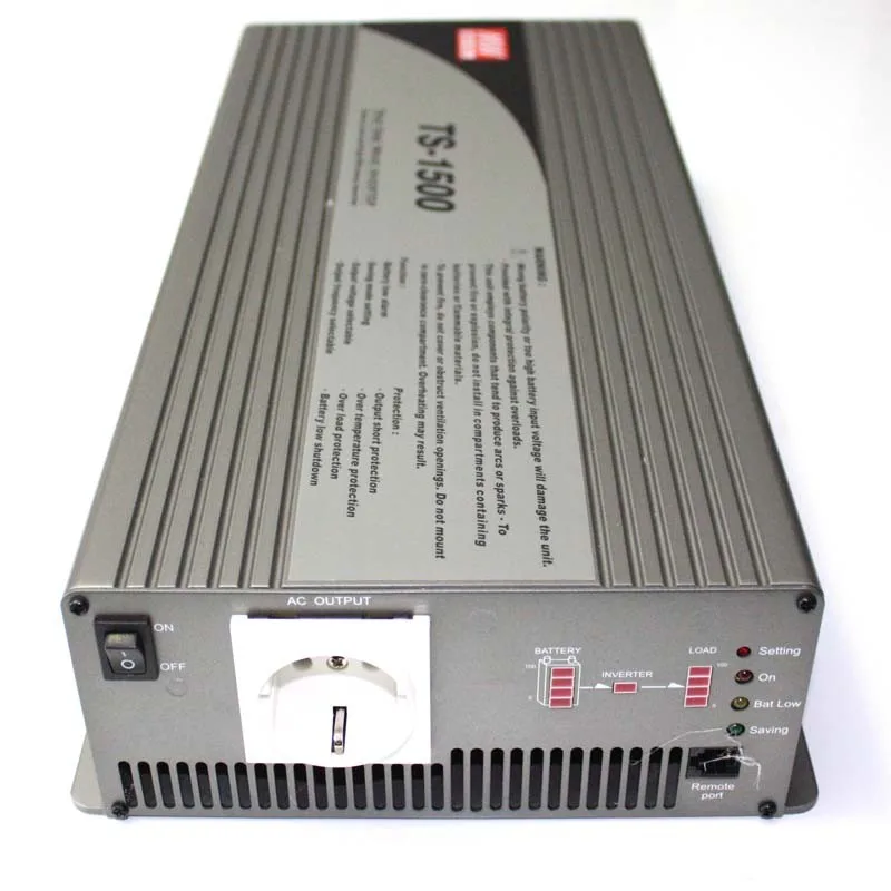 MEAN WELL TS-1500-224B Power Inverter - 1500W DC AC Converter