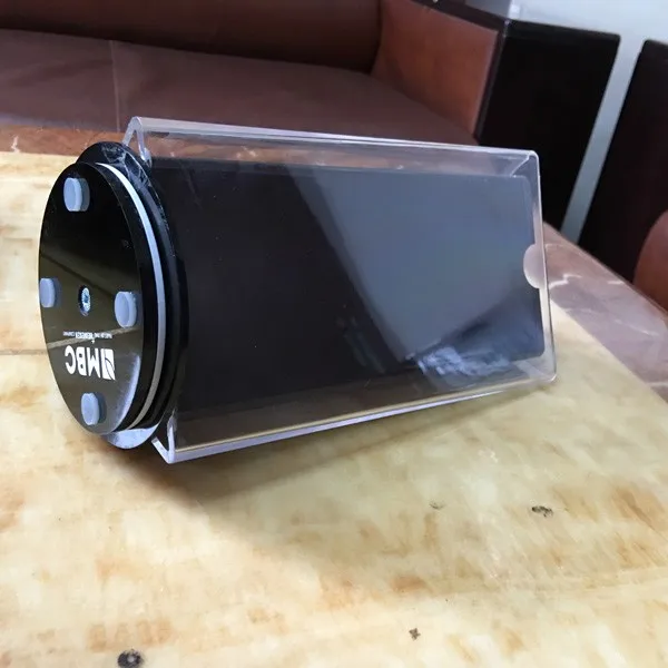 Hot Sale Tabletop Rotating Triangle Acrylic Table Menu Tent Card Holder ...