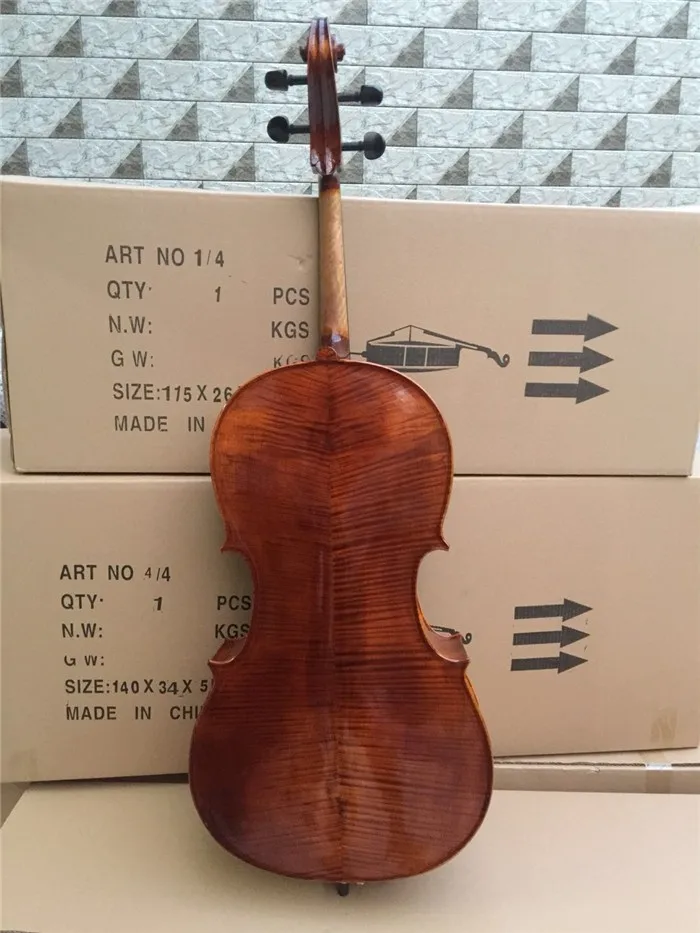 Professional Handmade Flame Cello 4/4 - High Grade