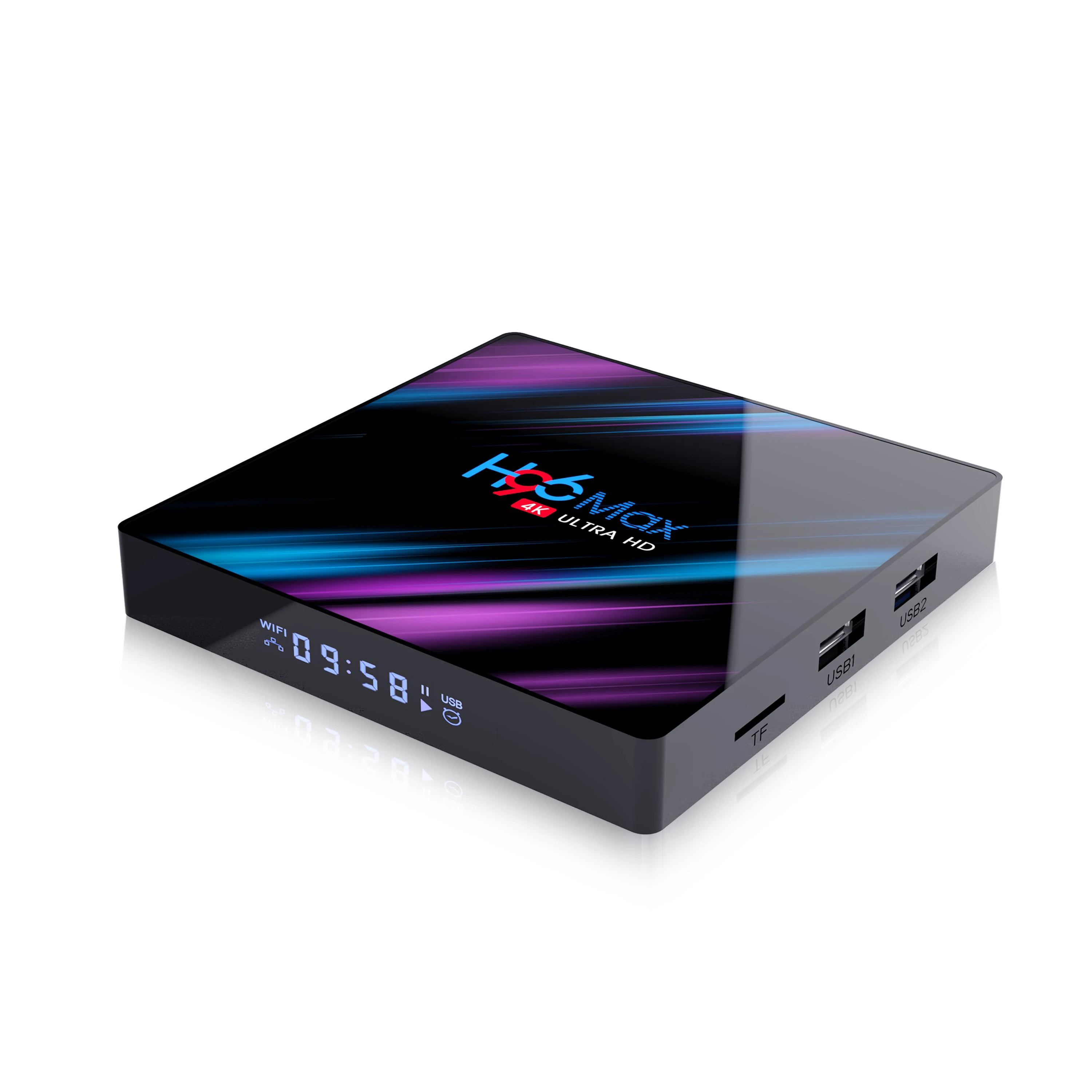 H96 MAX RK3318 - 9.0 Android TV Box with 4GB RAM & 64GB Storage