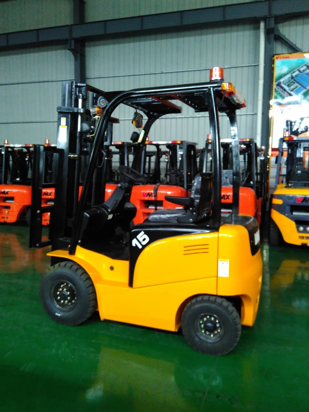 Vmax Lightweight Forklift With American Mini Fork Lift 1.5tons Electric ...