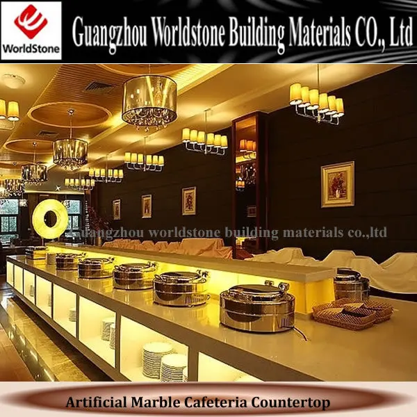 Simple Design Marble Countertop Restaurant Buffet Counter - Buy ...