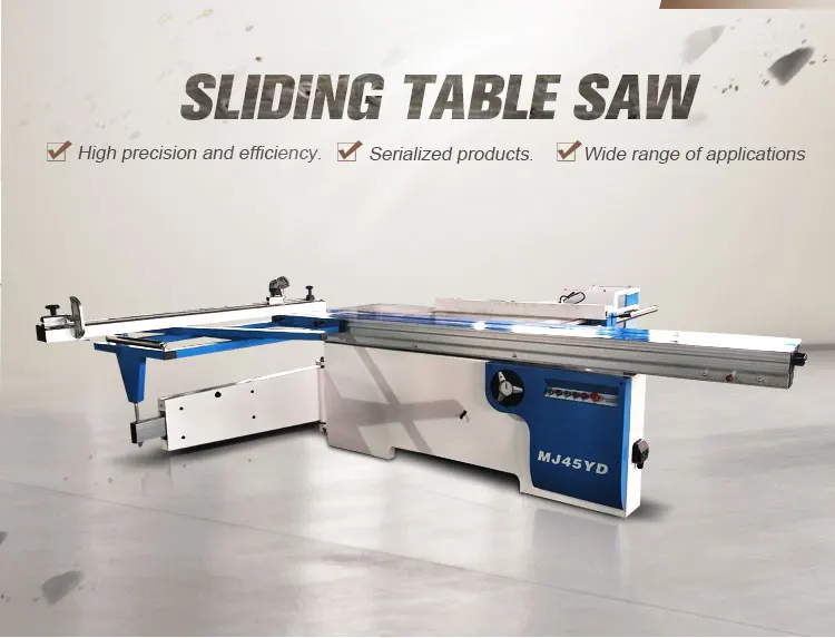 Multifunctional Heavy Duty Plywood Cutting Machine Sliding Table Panel ...